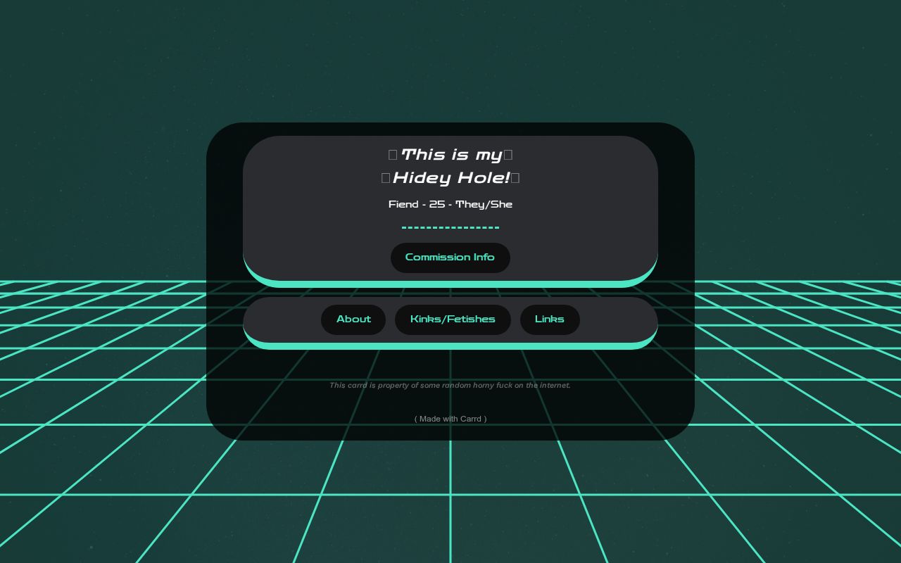 Welcome to the Hidey Hole!